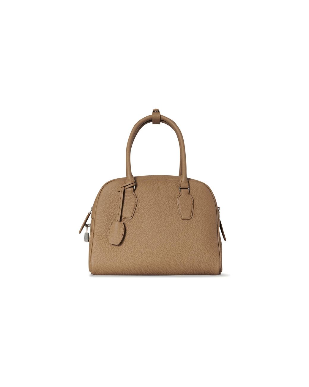 The Row India 10 Leather Bag in Natural | Lyst