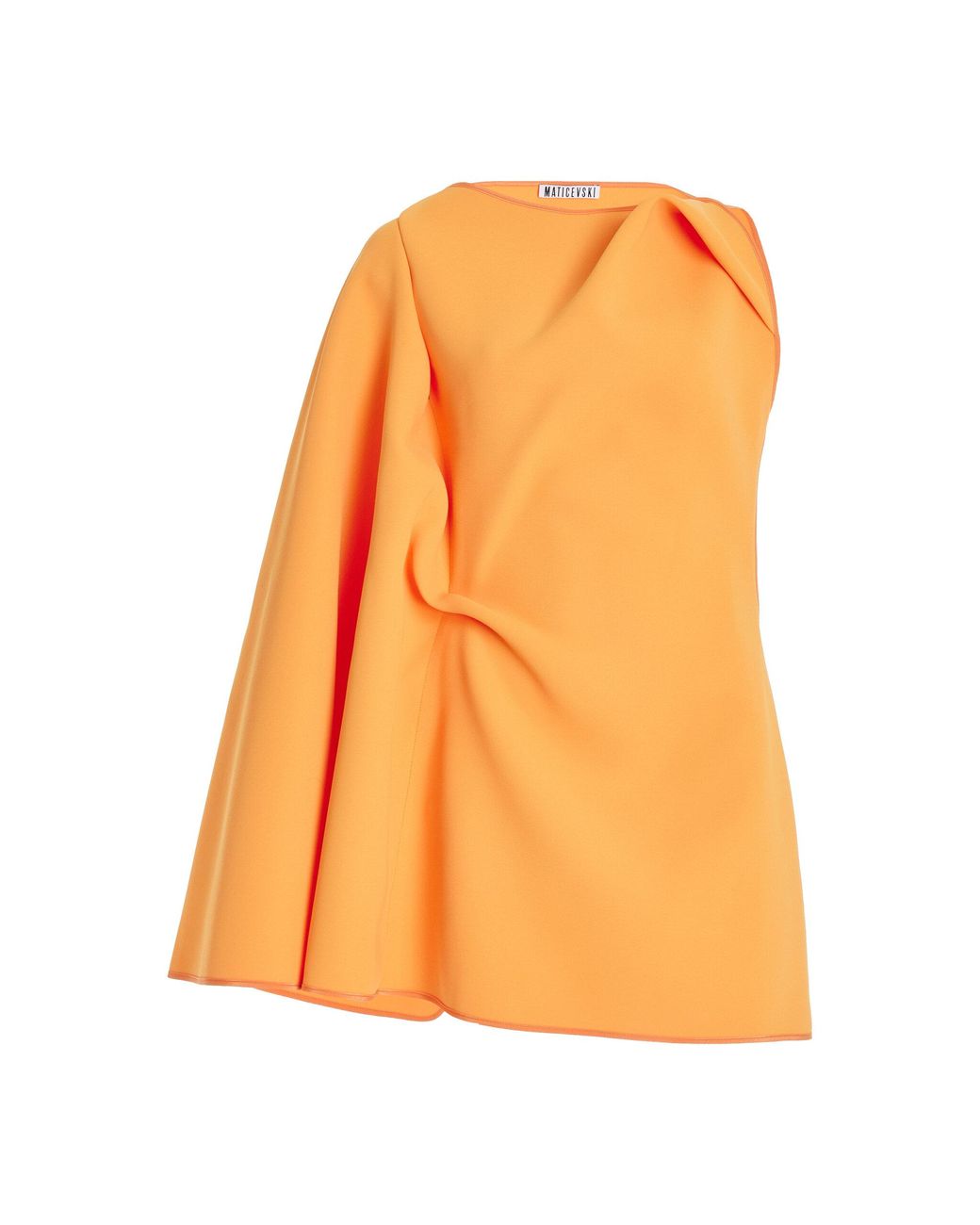 Maticevski Exclusive Prefix Bonded Dress in Orange | Lyst
