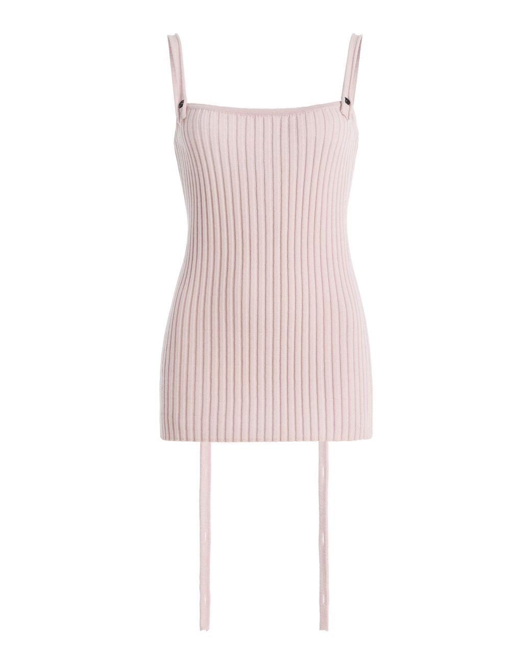 AISLING CAMPS Convertible Wool Tank Top in Pink | Lyst UK