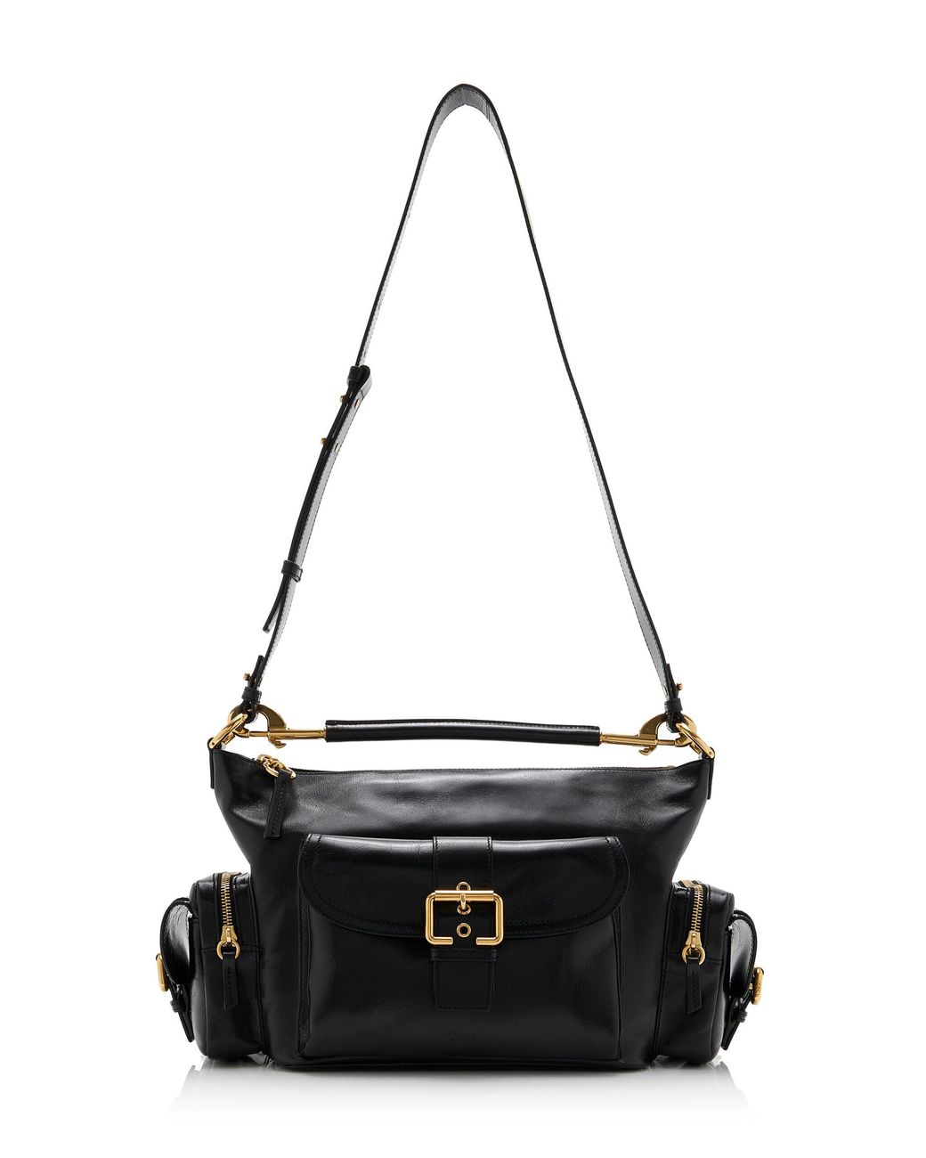 Chloé Leather Camera Bag in Black | Lyst