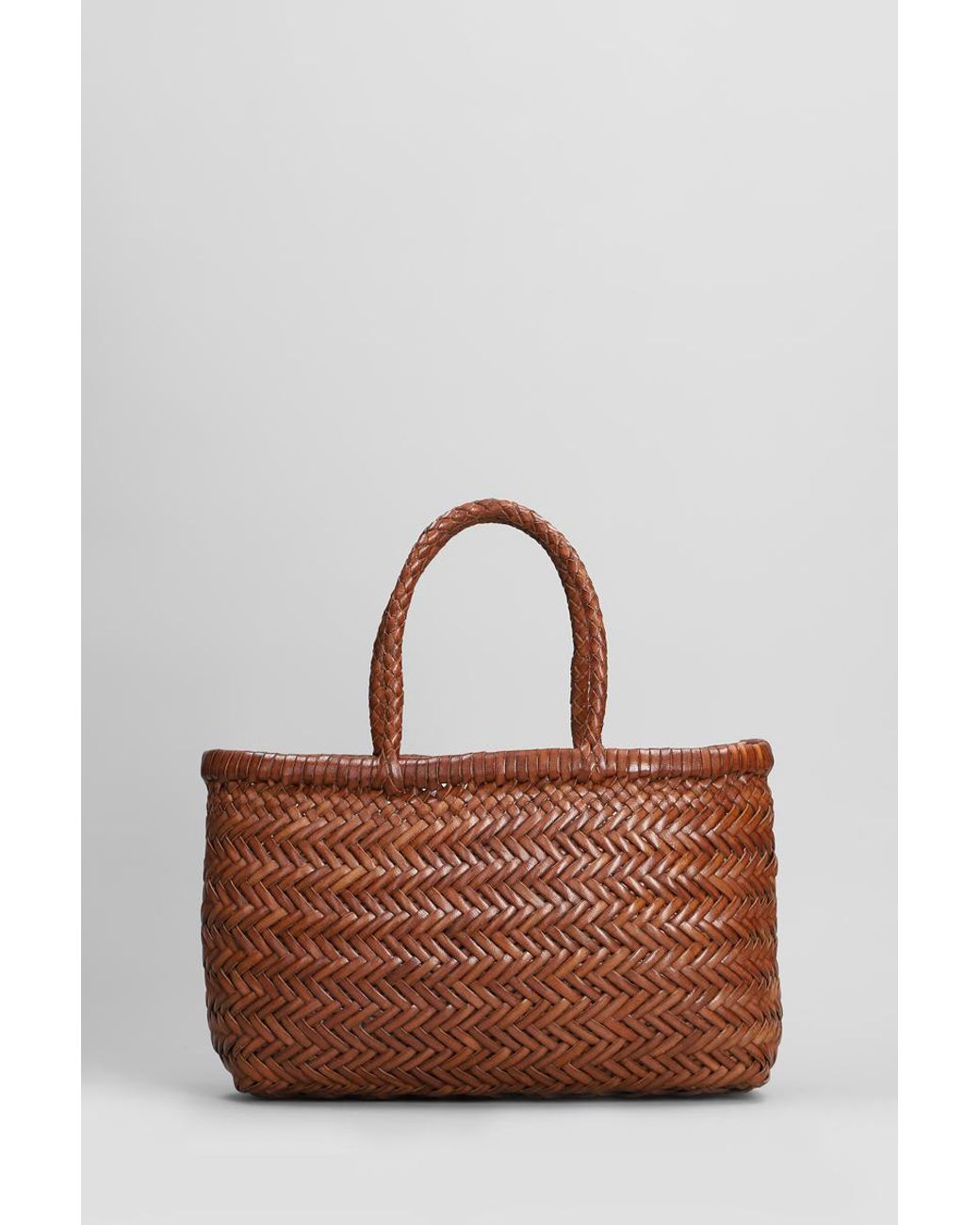 Dragon Diffusion Mini Flat Gora Baske Hand Bag Color in Brown | Lyst UK