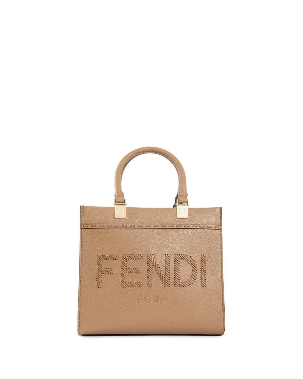 Fendi Leather Bags in Natural | Lyst