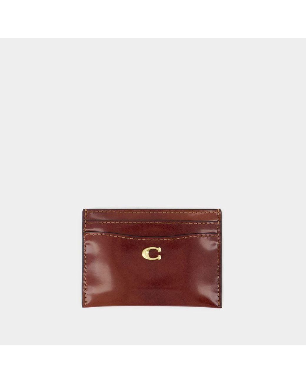 COACH Small Leather Goods in Red | Lyst