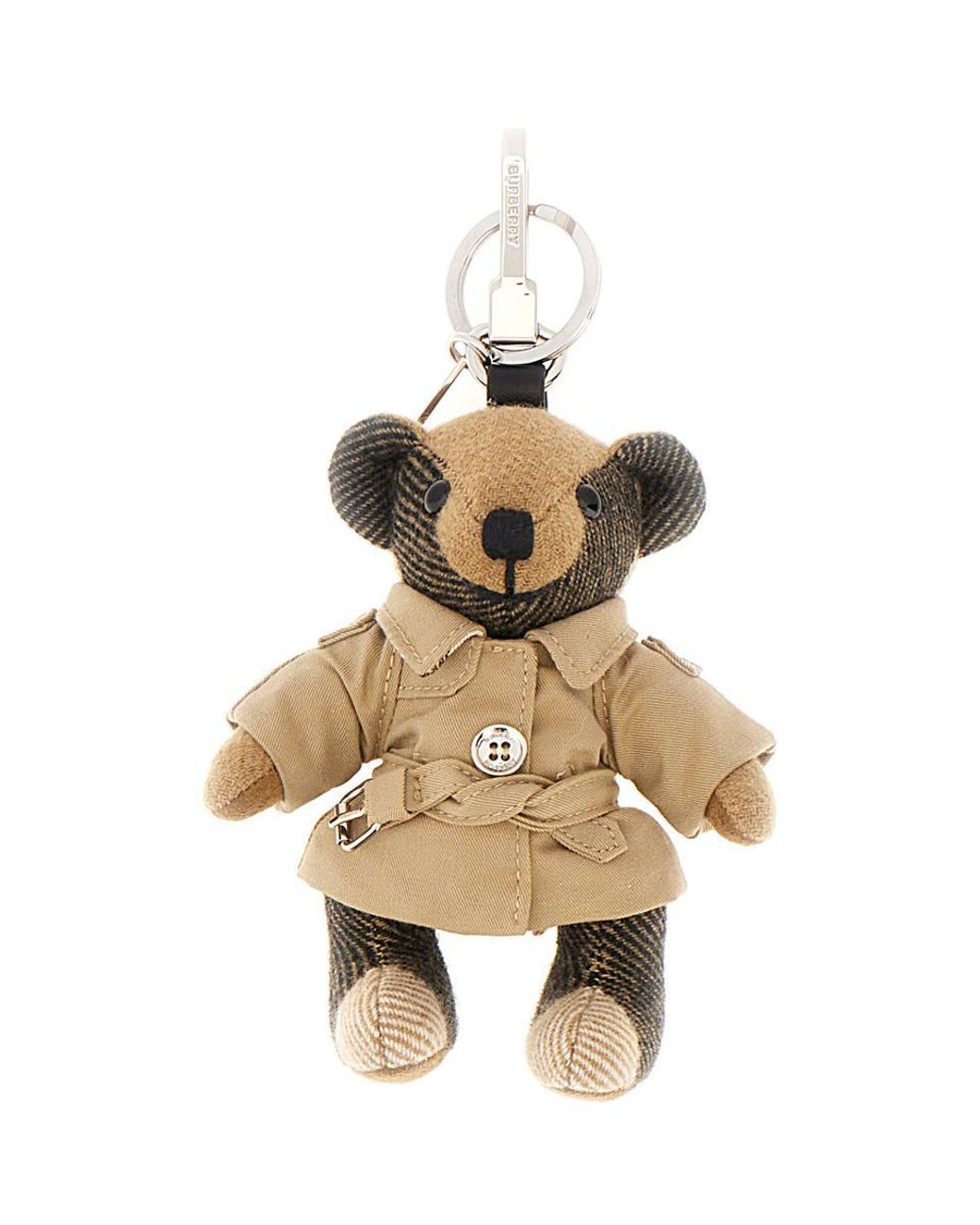 Burberry Key Tag in Metallic | Lyst UK