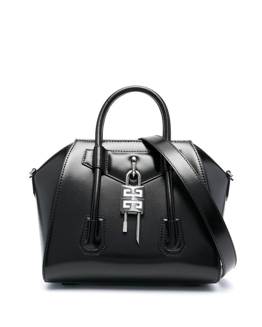 Givenchy Antigona Lock Bags in Black | Lyst