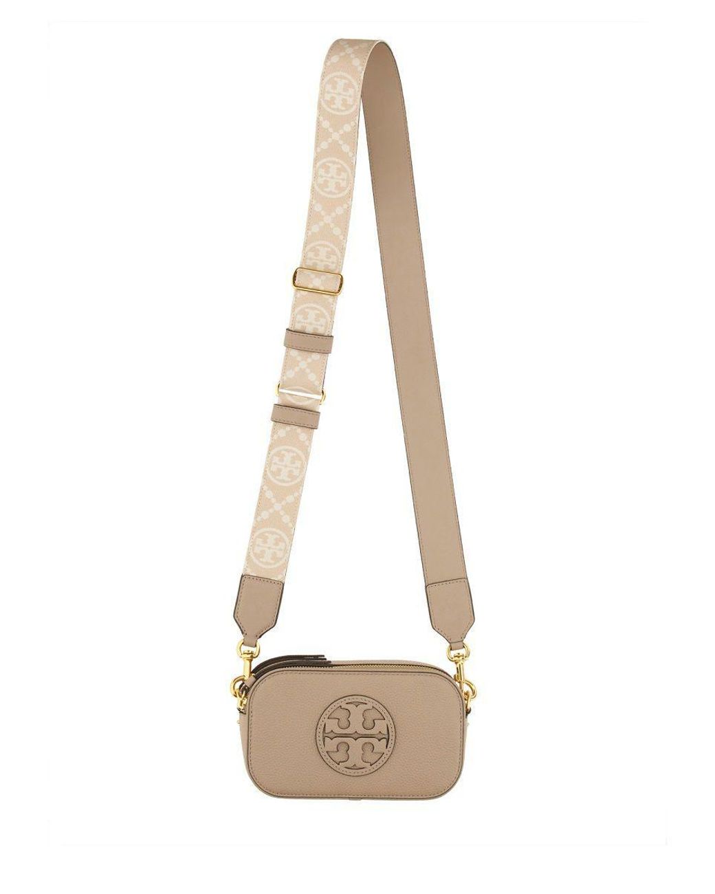 Tory Burch Mini "Miller" Bag in White | Lyst