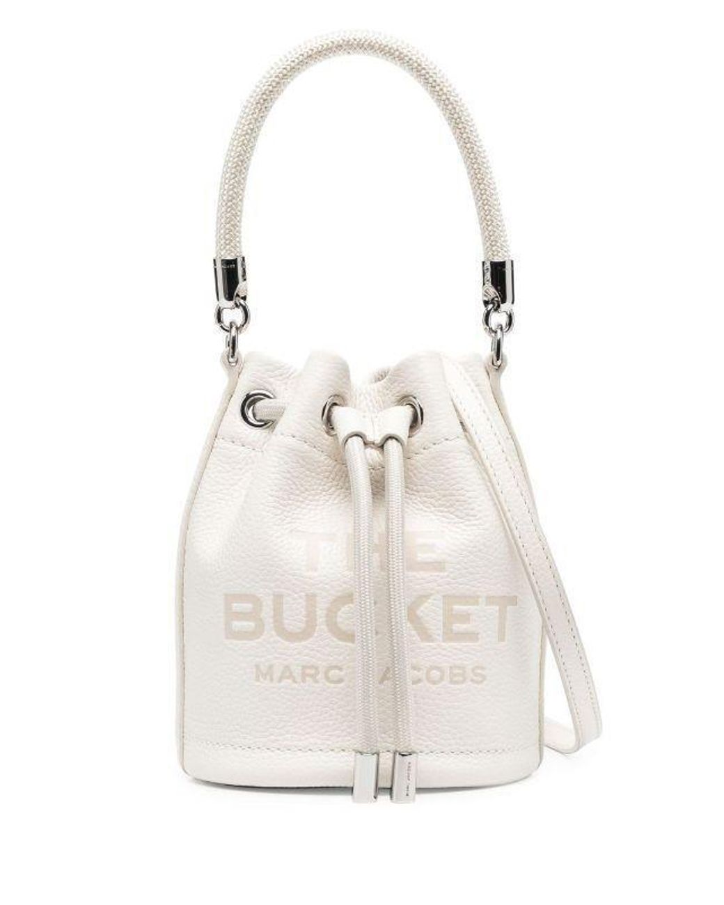 Marc Jacobs The Leather Bucket Bag in White | Lyst