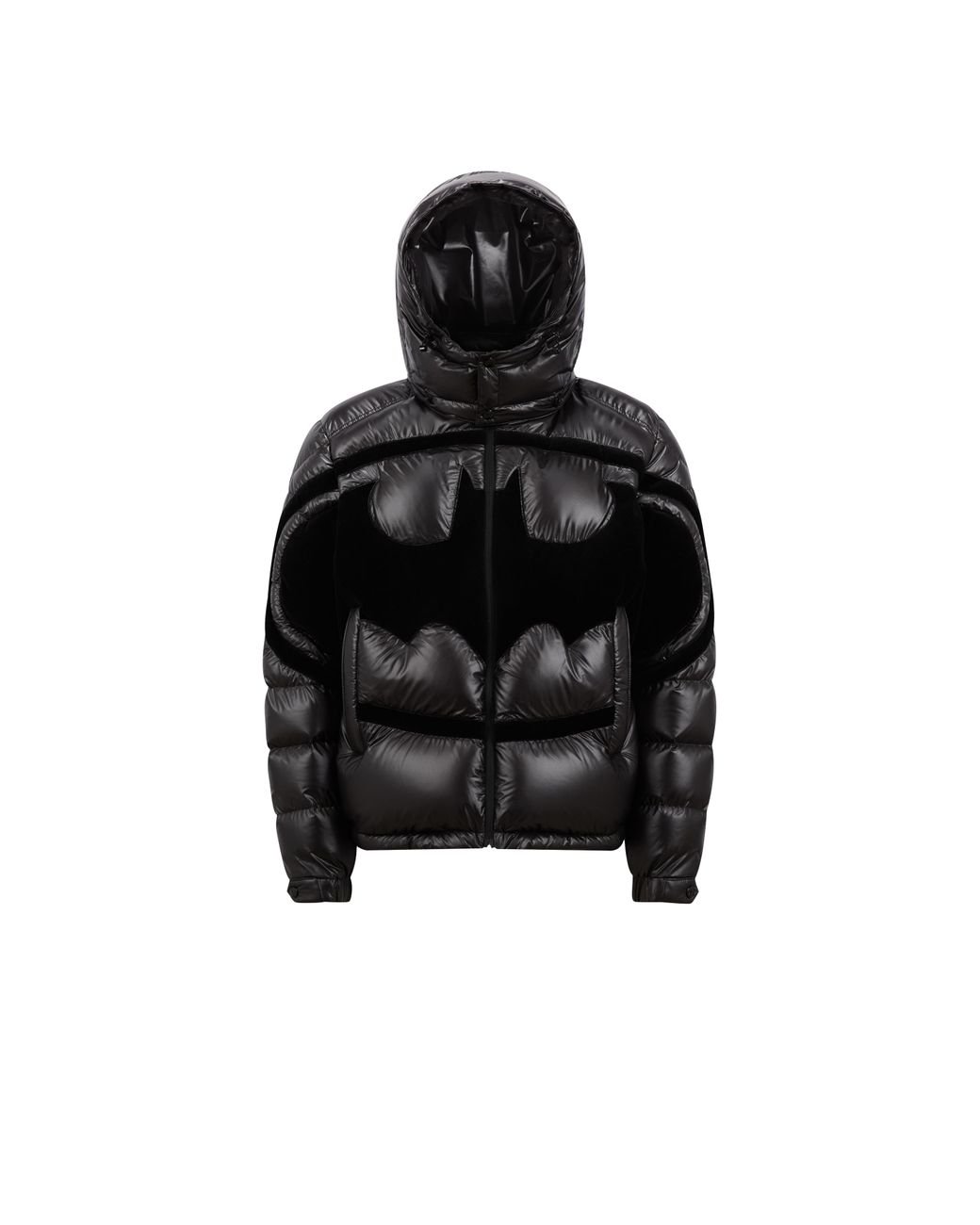 Moncler Solander Batman Hooded Short Down Jacket in Black for Men | Lyst UK