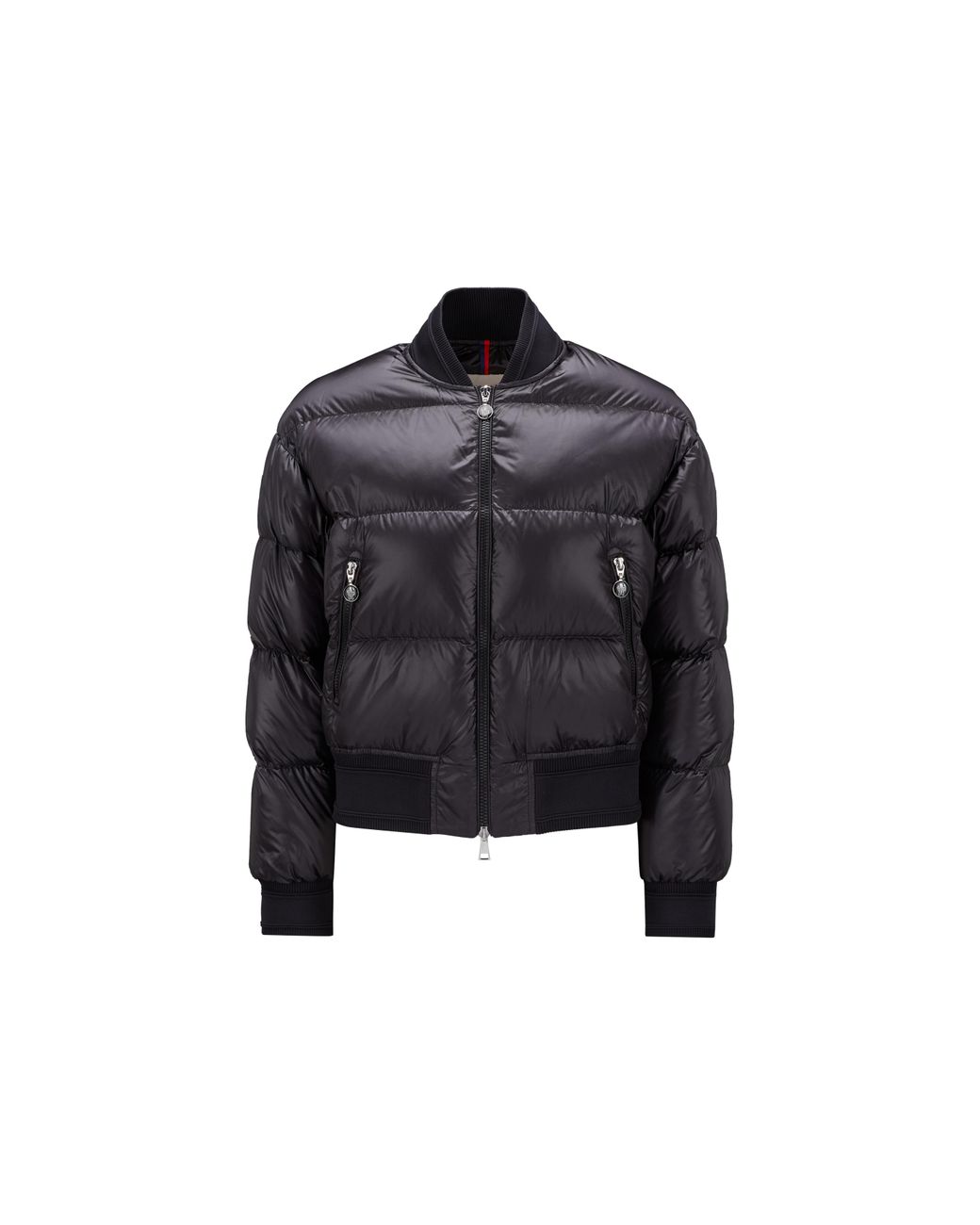 Moncler Merlat Down Bomber Jacket in Black | Lyst