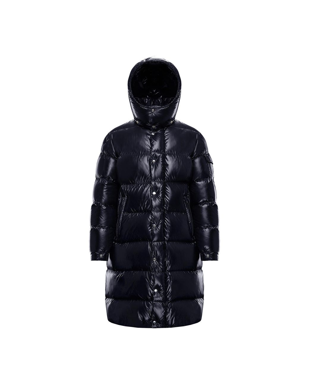 Moncler Hanoverian Lacque Long Down Parka in Blue for Men | Lyst UK