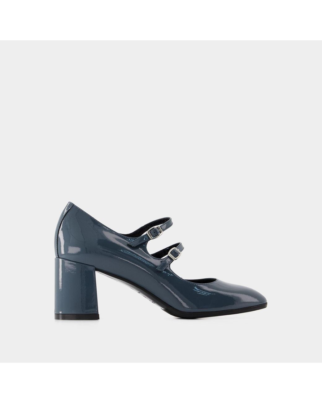 CAREL PARIS Alice Pumps - - Patent Leather - Grey Blue | Lyst CAREL PARIS Alice Pumps - - Patent Leather - Grey Blue | Lyst