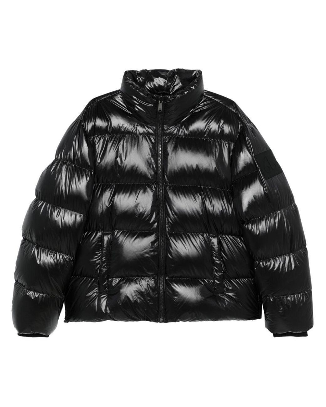 Moose Knuckles Nylon Duck Down Puffer Jacket in Black for Men | Lyst UK