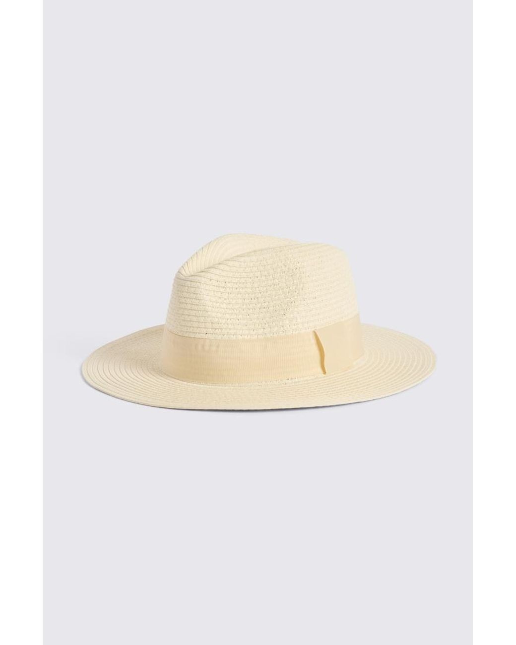 Moss Ecru Braided Panama Hat in White for Men | Lyst UK