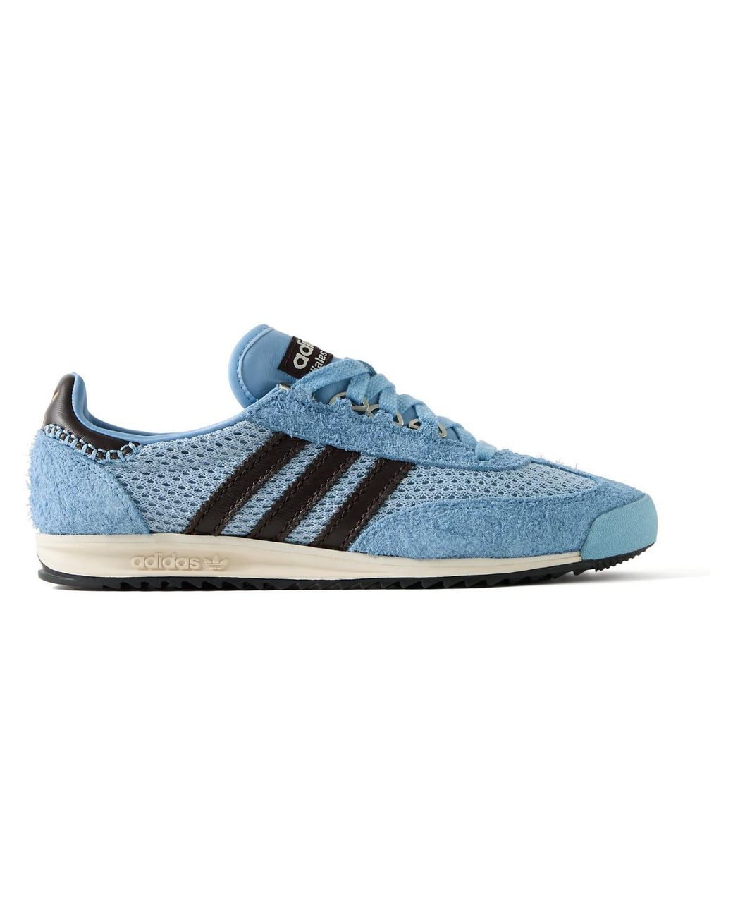 adidas Originals Wales Bonner Sl76 Leather-Trimmed Brushed-Suede And ...