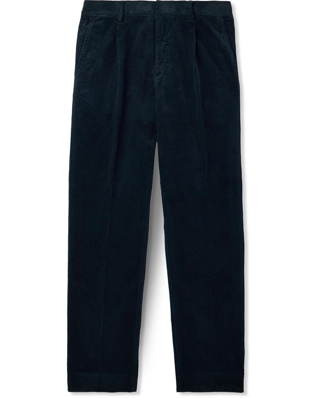 NN07 Bill 1917 Straight-Leg Cotton-Blend Corduroy Trousers in Blue for ...