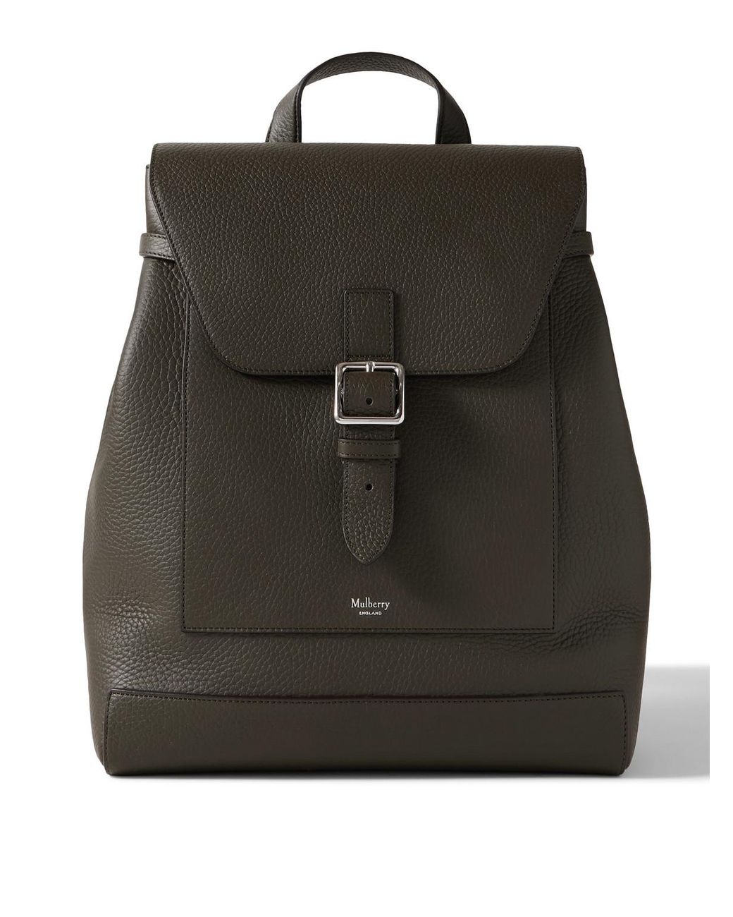 Mulberry Chiltern Full-Grain Leather Backpack in Black for Men | Lyst