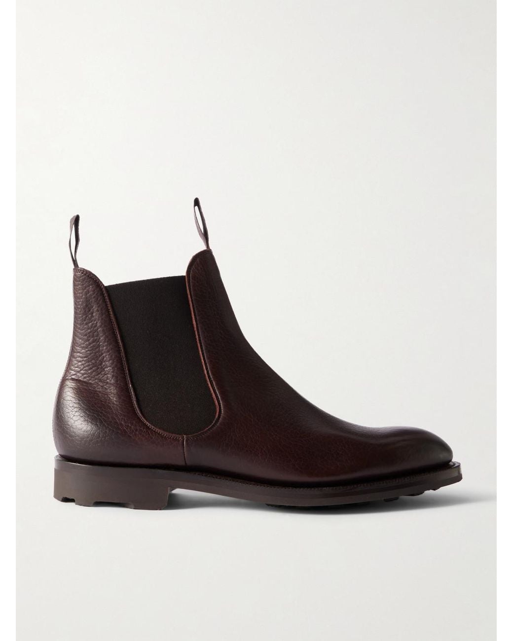 Edward Green Newmarket Full-Grain Leather Chelsea Boots in Brown for ...