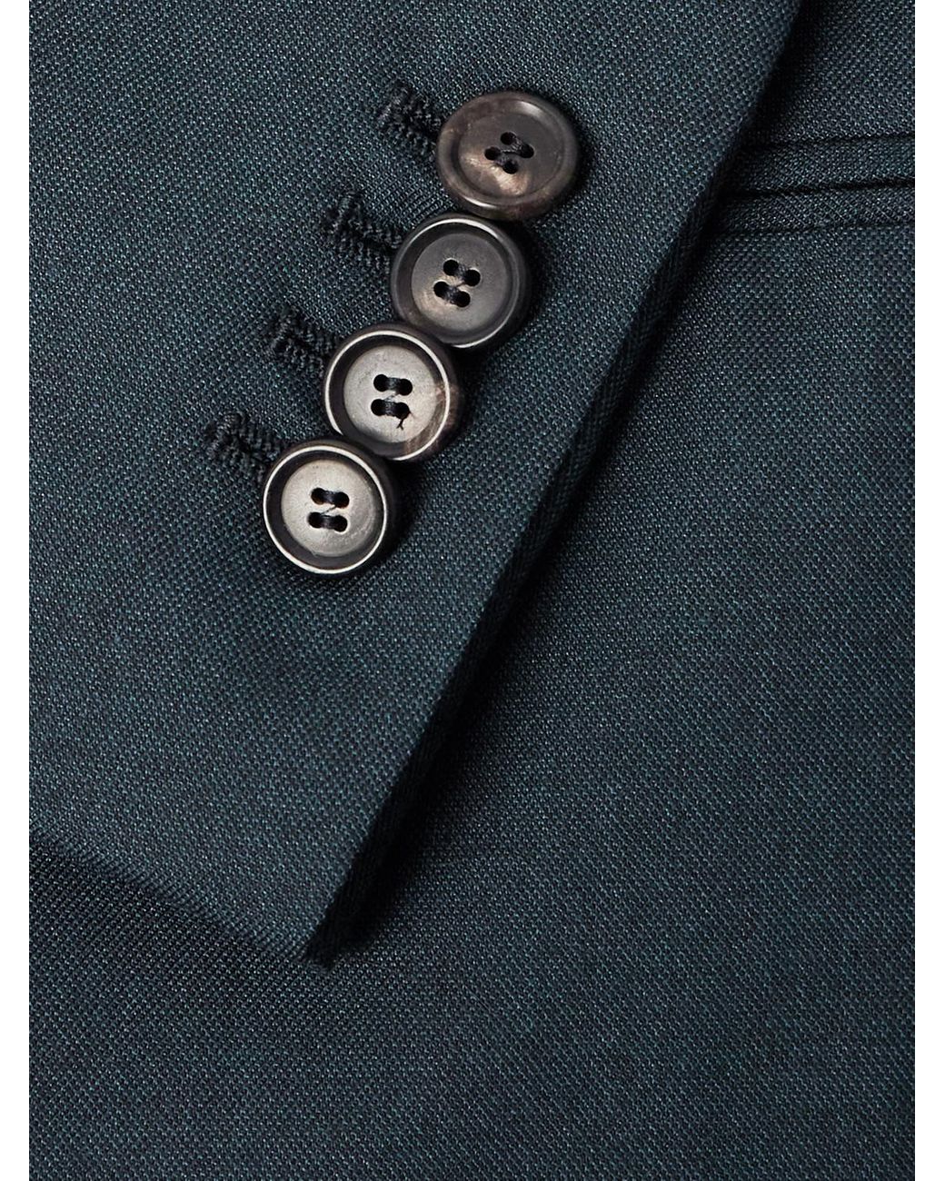 De Petrillo Napoli Wool And Silk-blend Twill Suit Jacket in Blue for ...
