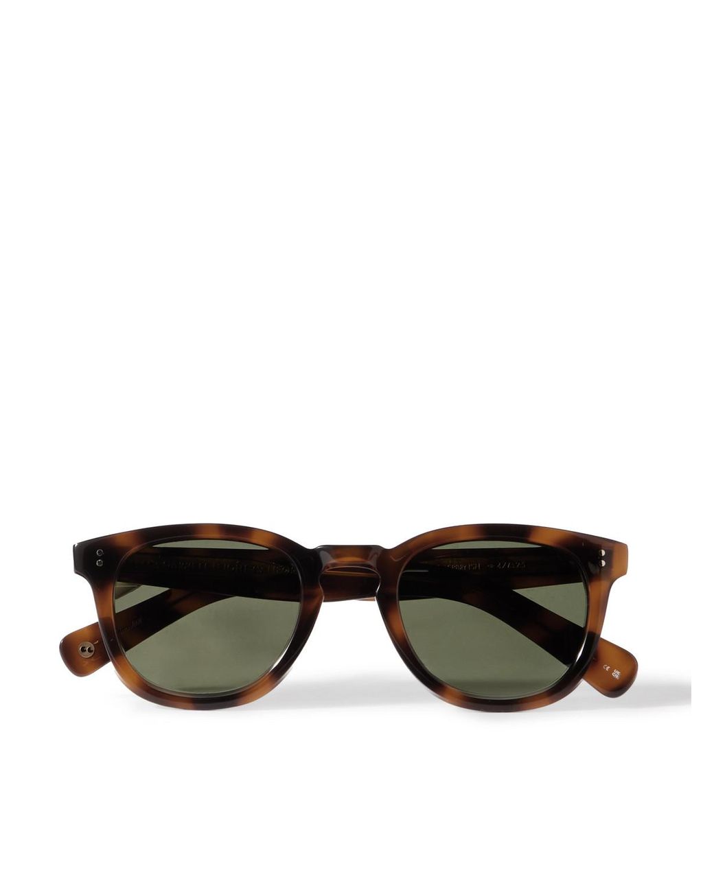 Garrett Leight Kinney Ii Round-Frame Acetate Sunglasses in Black for ...