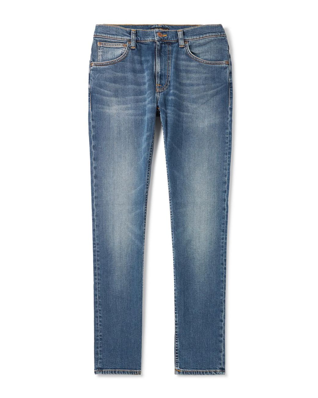 Nudie Jeans Lean Dean Slim-fit Tapered Organic Jeans in Blue for Men | Lyst