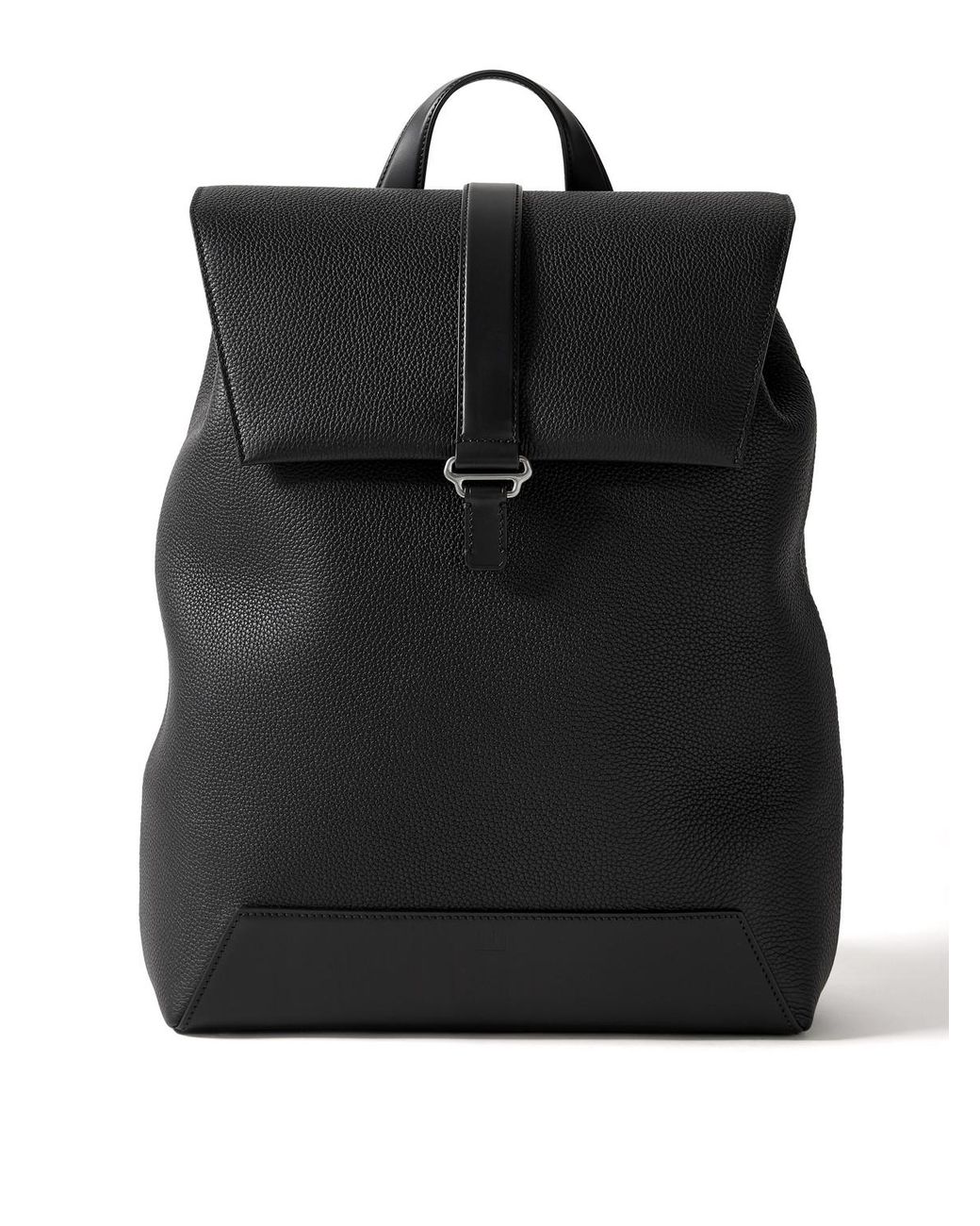 dunhill 1893 Harness Full-grain Leather Backpack in Black for Men | Lyst