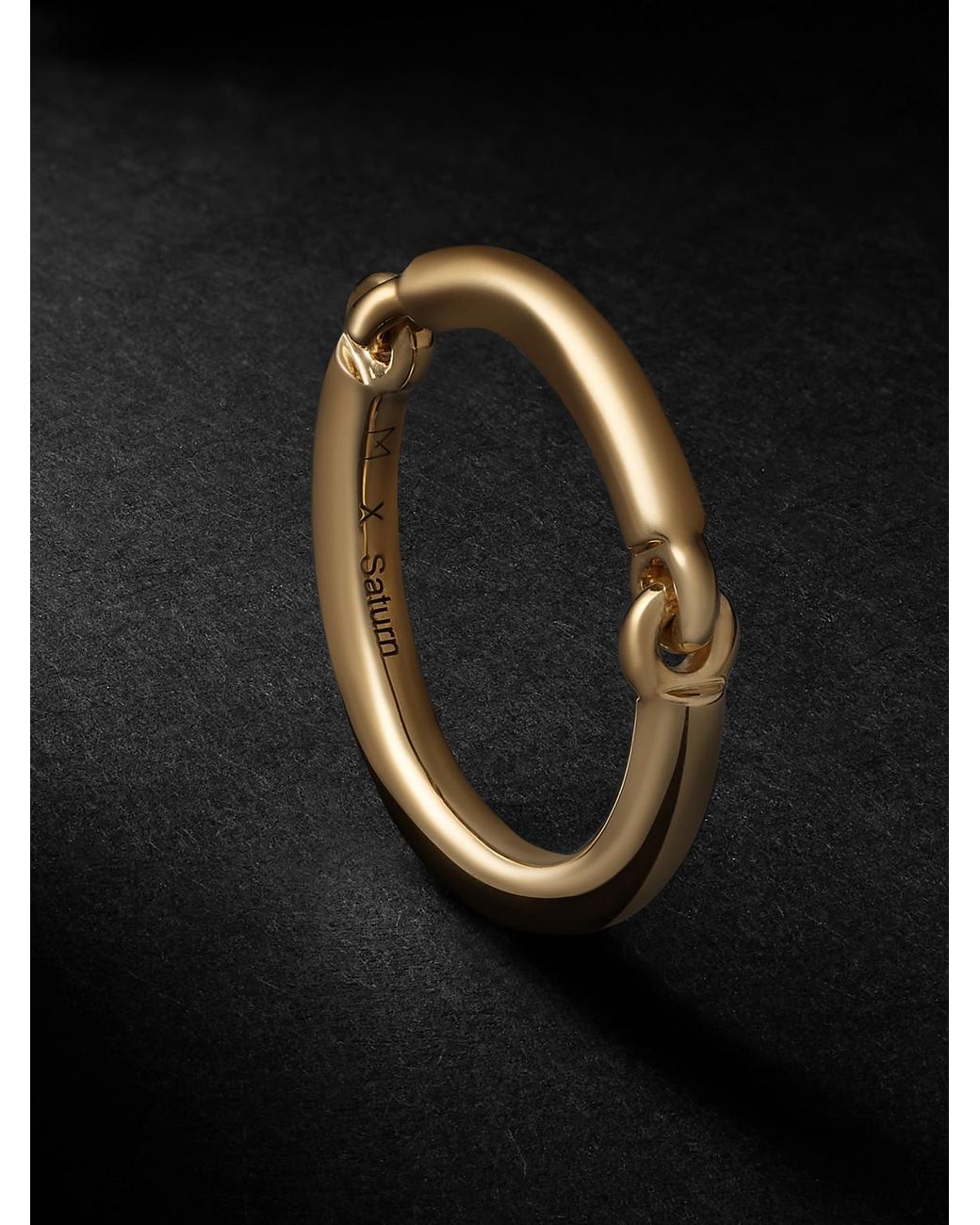 MAOR The Equinox 18-karat Gold Ring in Black for Men | Lyst