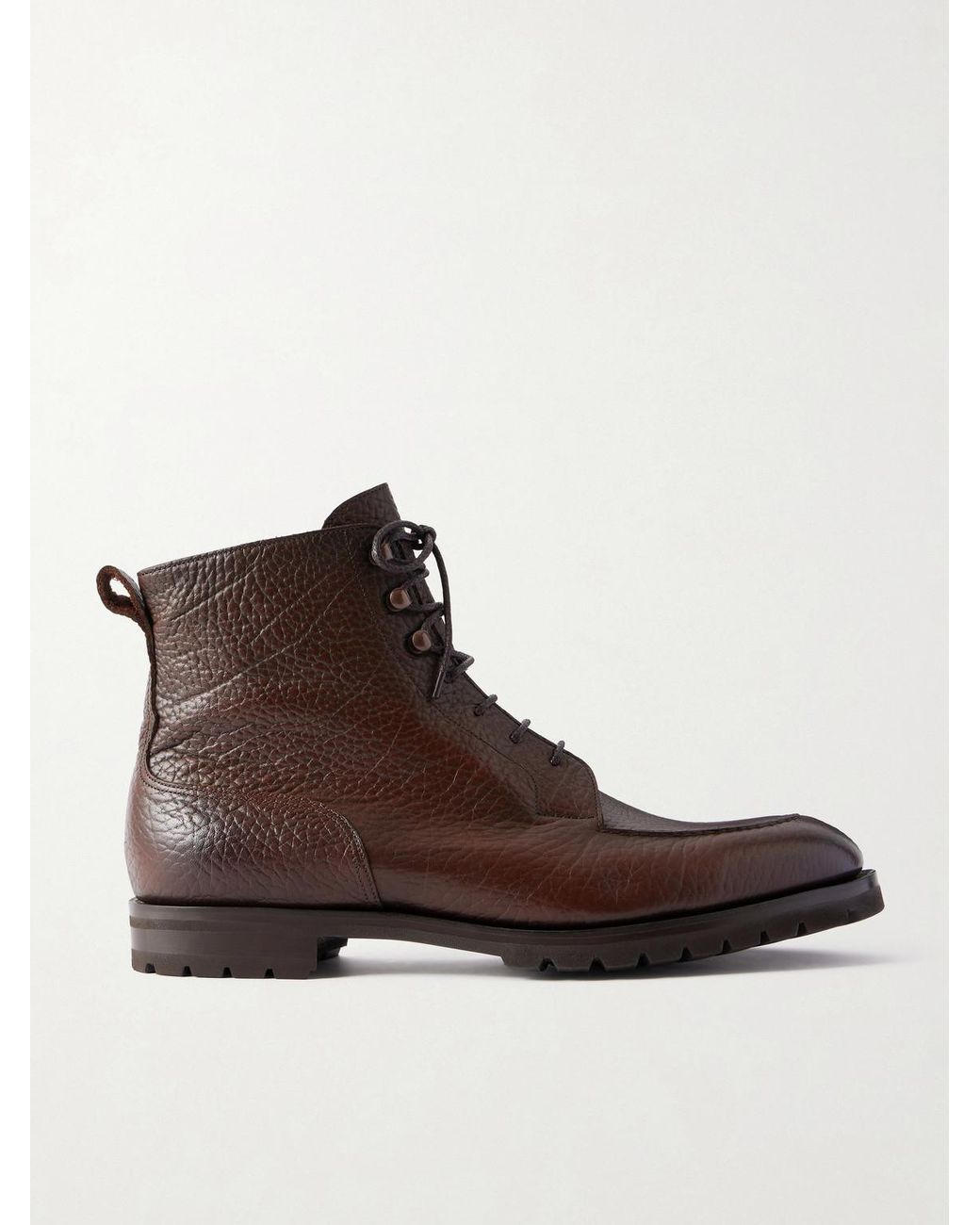 Edward Green Cranleigh Full-grain Leather Boots in Brown for Men | Lyst UK