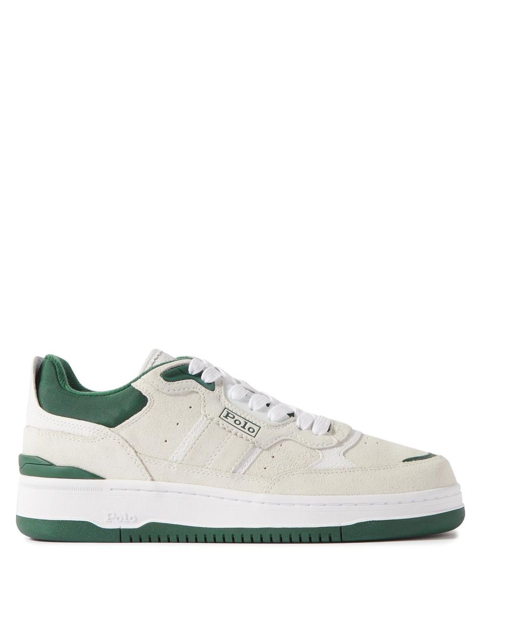 Polo Ralph Lauren Masters Low Top Lace in White for Men | Lyst