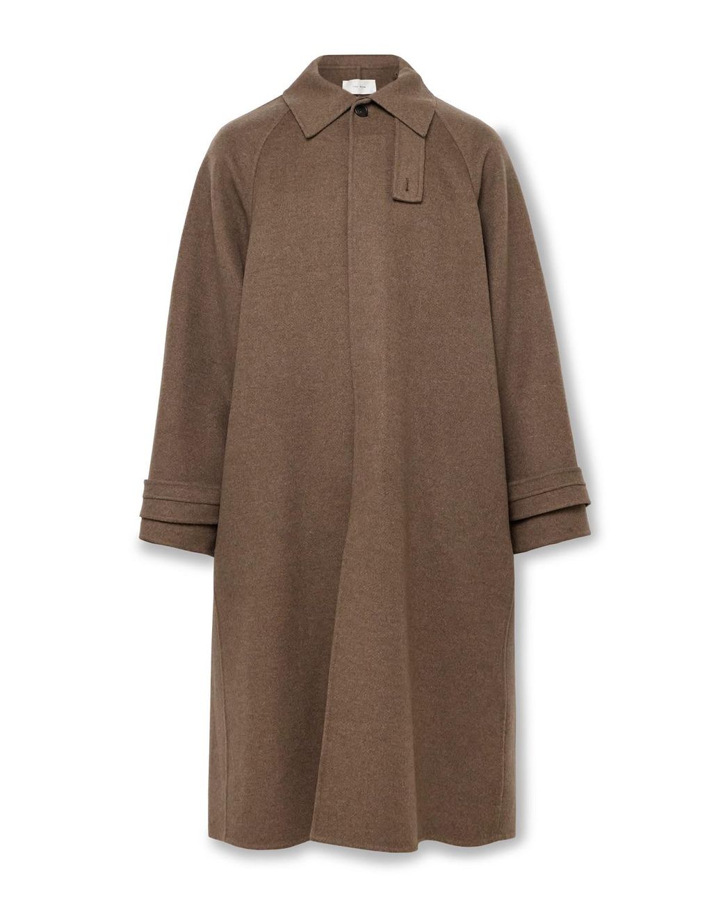 The Row Kenet Oversized Cashmere And Virgin Wool-Blend Coat in Brown ...