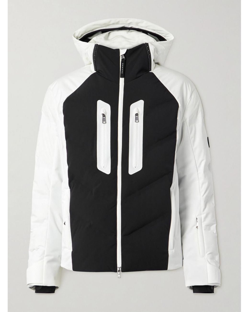 Bogner Felos-D Two-Tone Quilted Shell Hooded Down Jacket in Black for ...