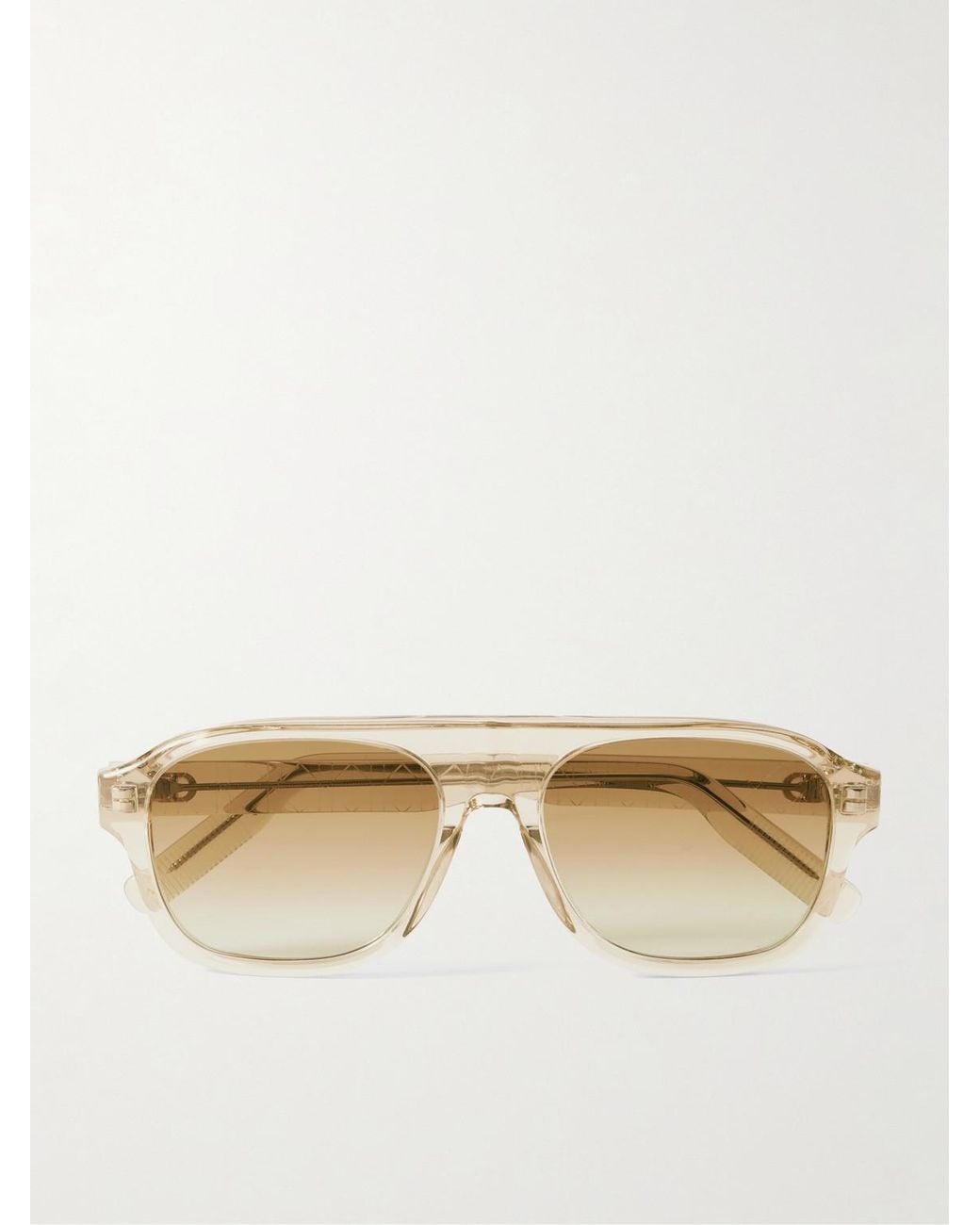 Dior Cdicona1I Aviator-Style Acetate Sunglasses in Natural for Men ...