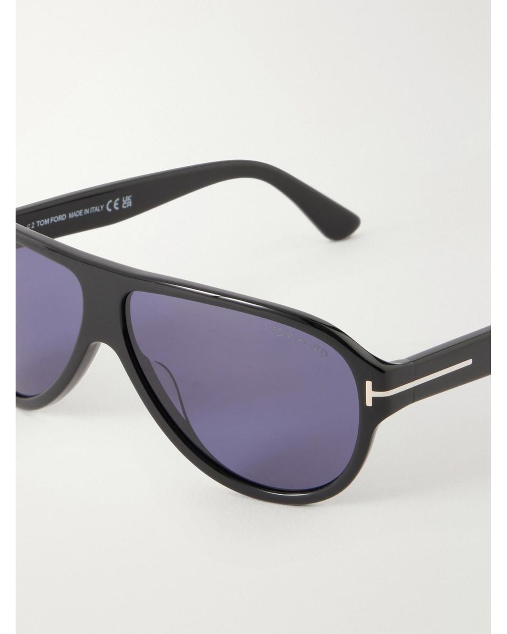 Tom Ford Samuele 02 Aviator-style Acetate Sunglasses in Blue for Men ...