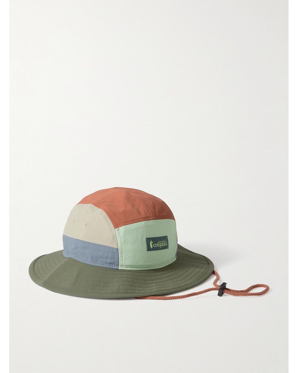 COTOPAXI Appliquéd Panelled Recycled-shell Bucket Hat in Green for Men ...