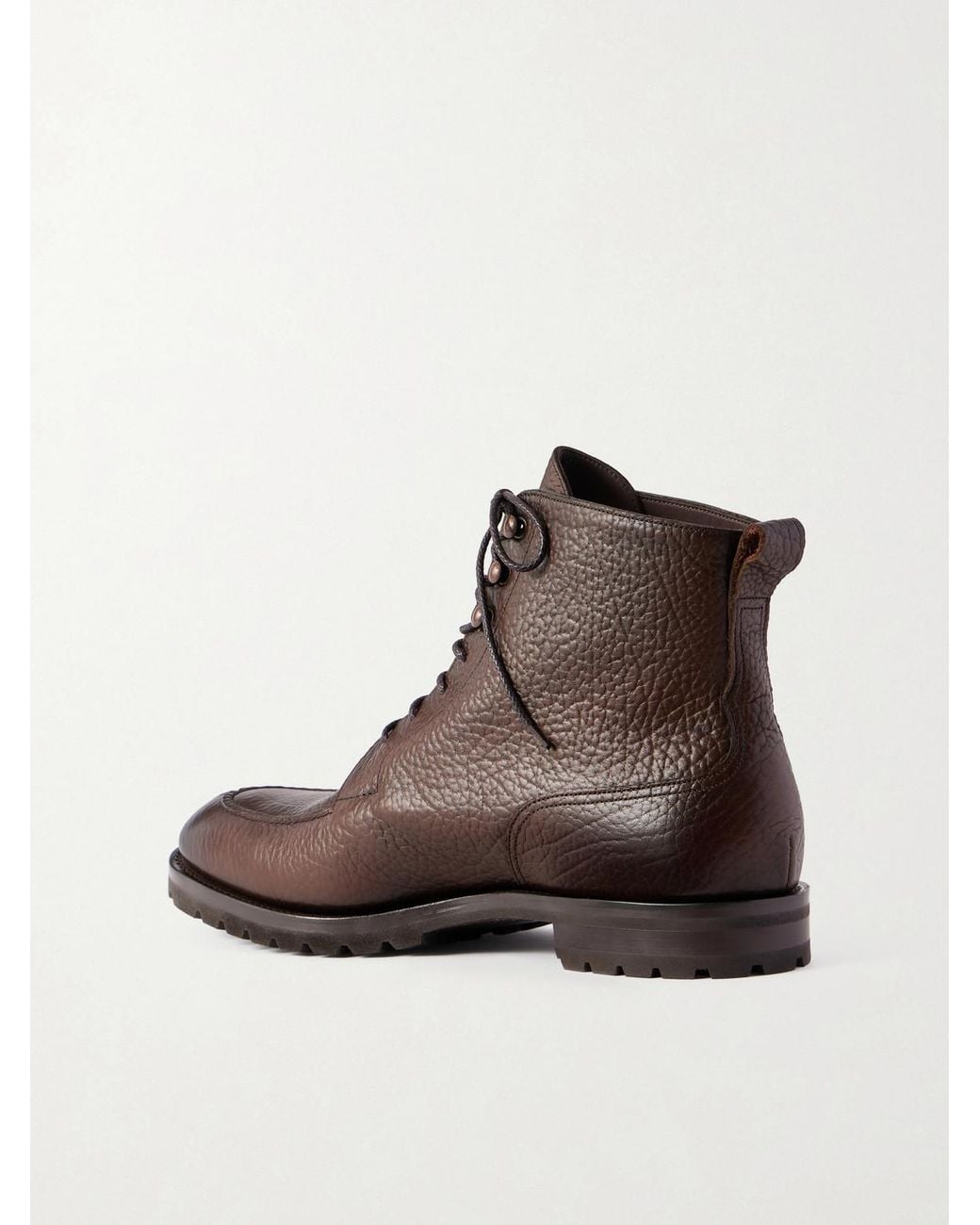 Edward Green Cranleigh Full-grain Leather Boots in Brown for Men | Lyst UK