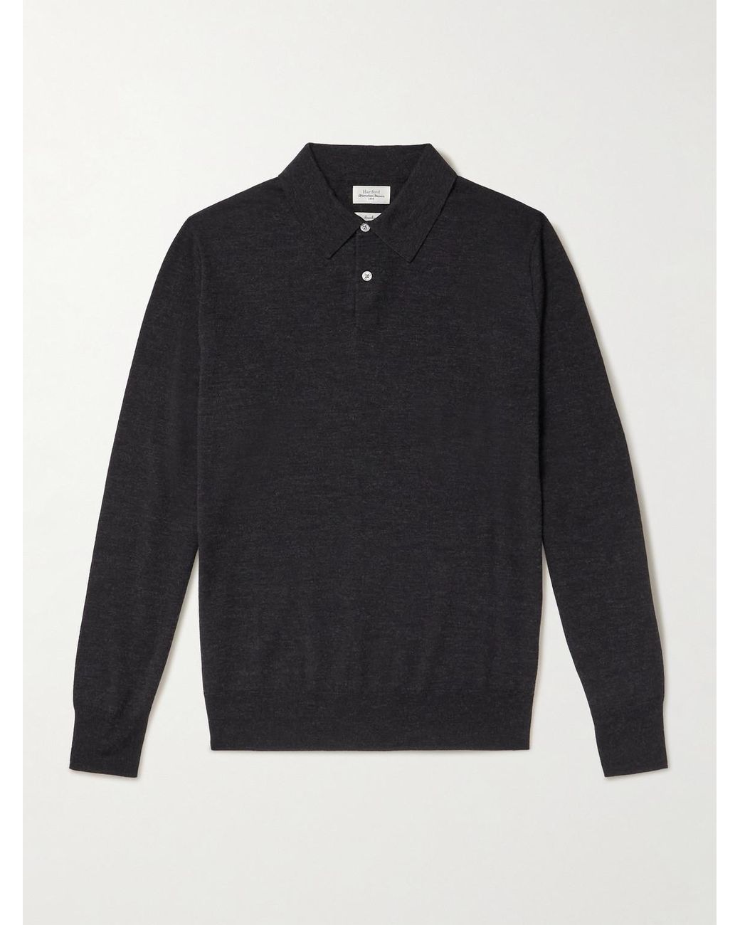 Hartford Merino Wool Polo Shirt in Blue for Men | Lyst UK