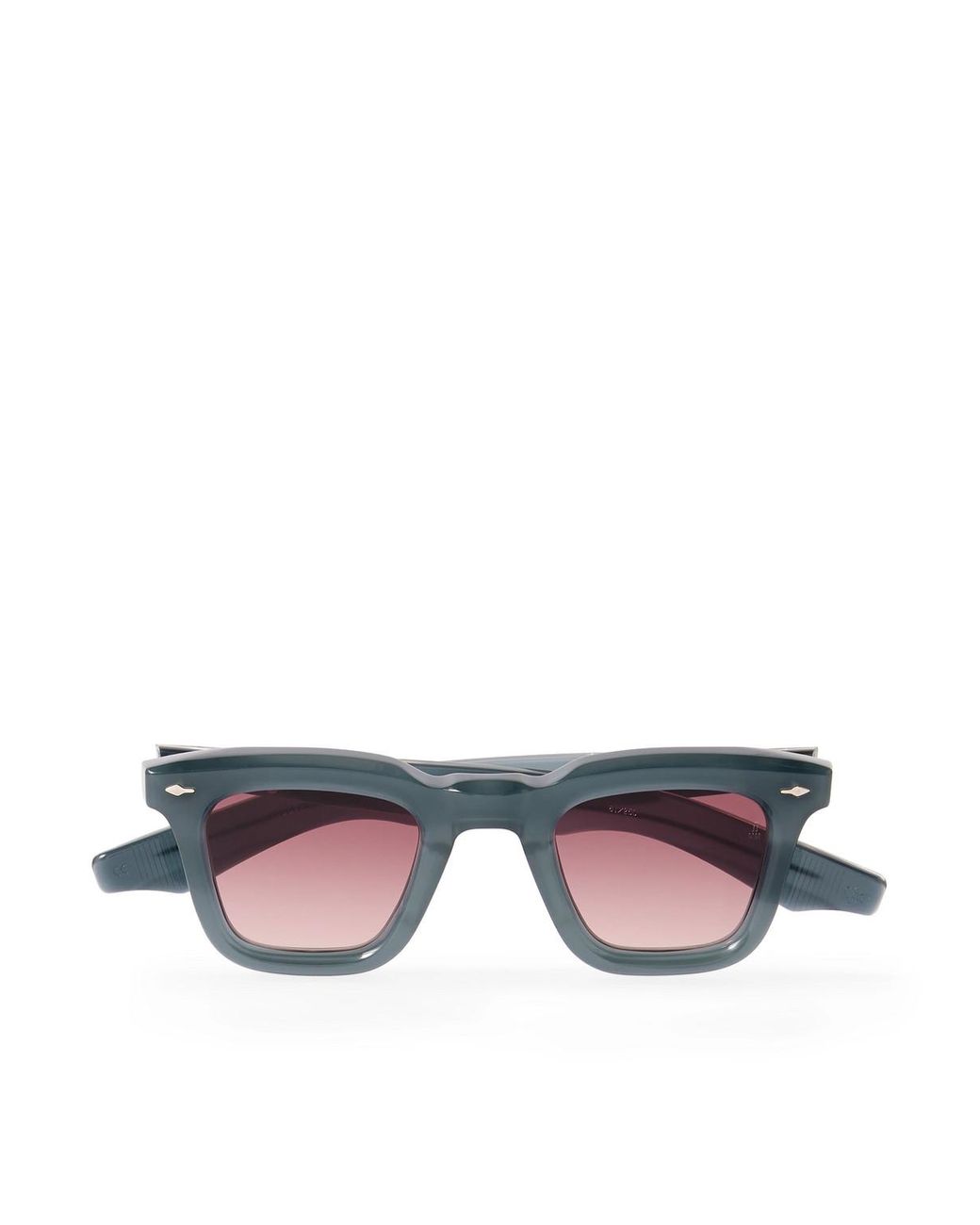 Jacques Marie Mage Leclair Square-Frame Acetate Sunglasses in Gray for ...