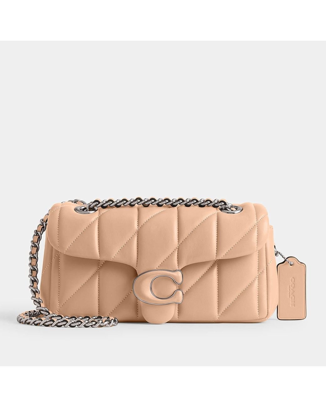 COACH Tabby 20 Quilted Leather Shoulder Bag in Brown | Lyst Australia