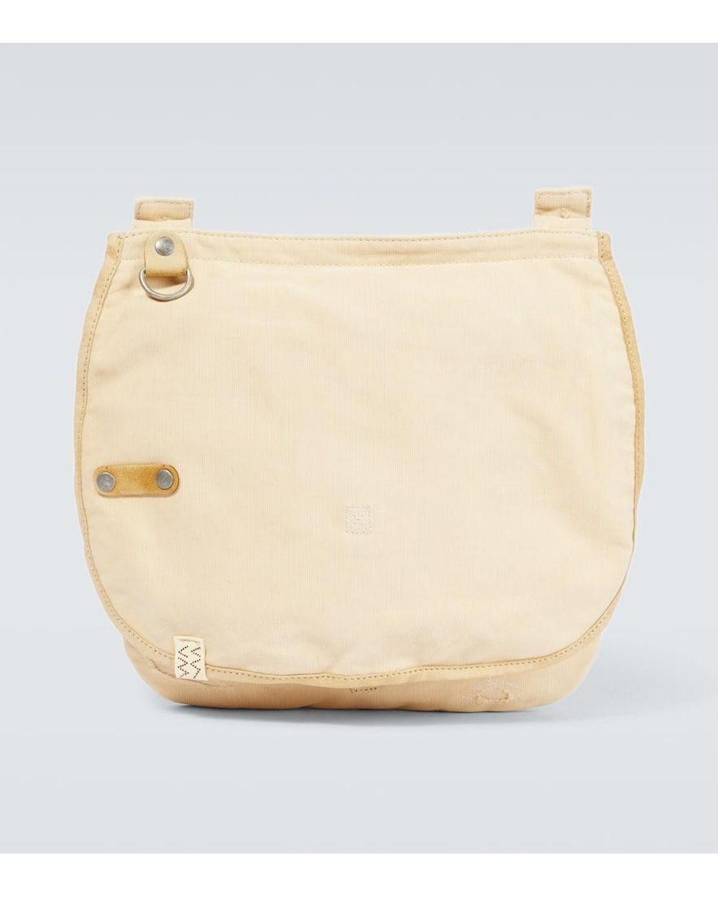 Visvim Mil Cotton Shoulder Bag in Natural for Men | Lyst