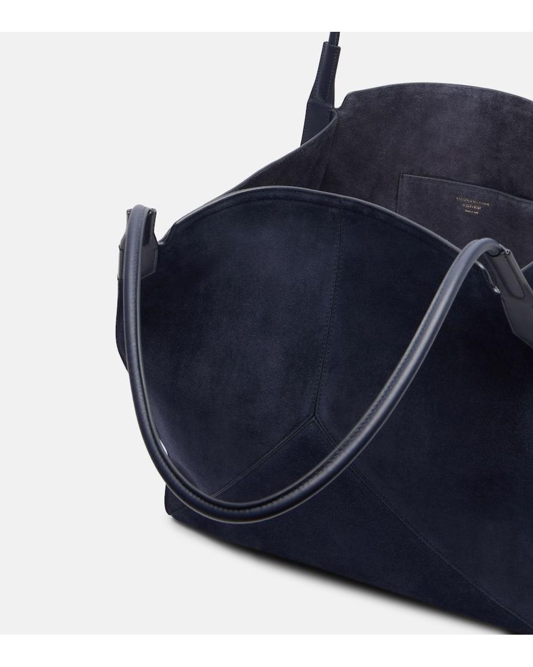 Victoria Beckham Victoria Suede Tote Bag in Blue | Lyst UK