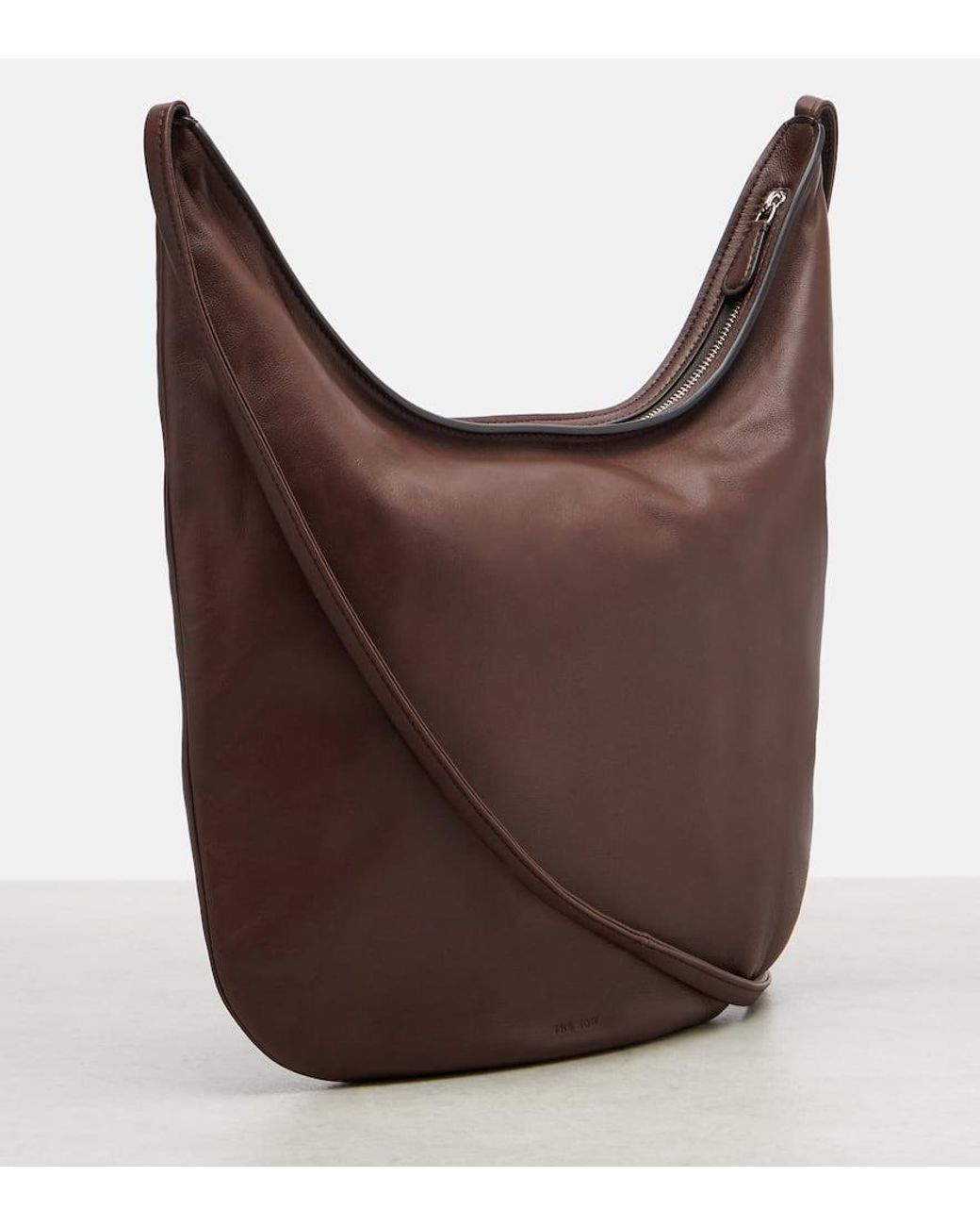 The Row N/S Izzy Leather Shoulder Bag in White | Lyst UK