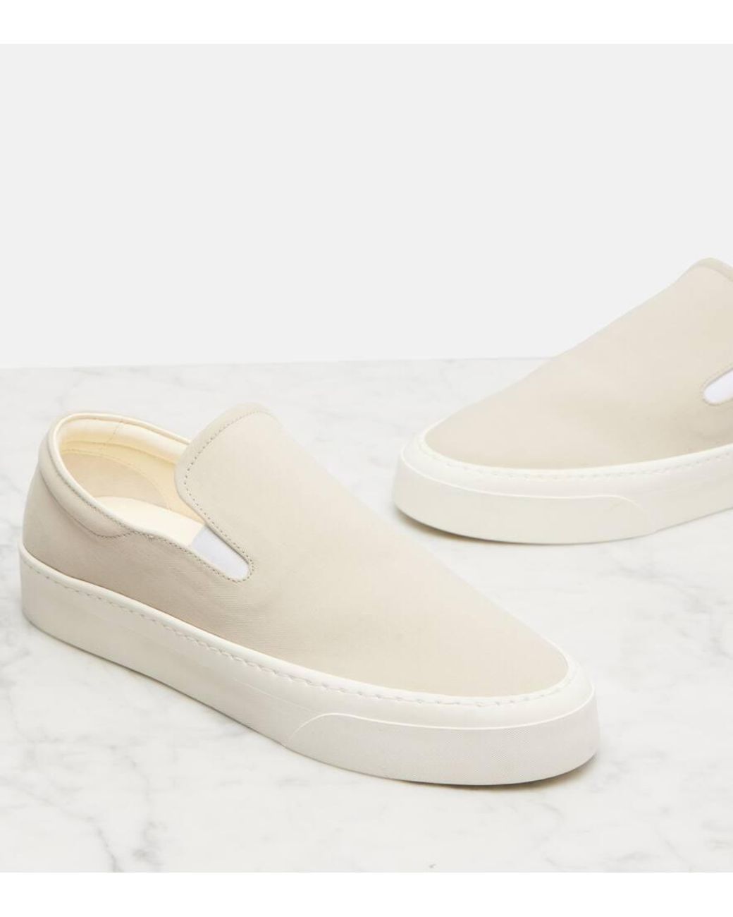 The Row Mh Sneakers in White | Lyst UK