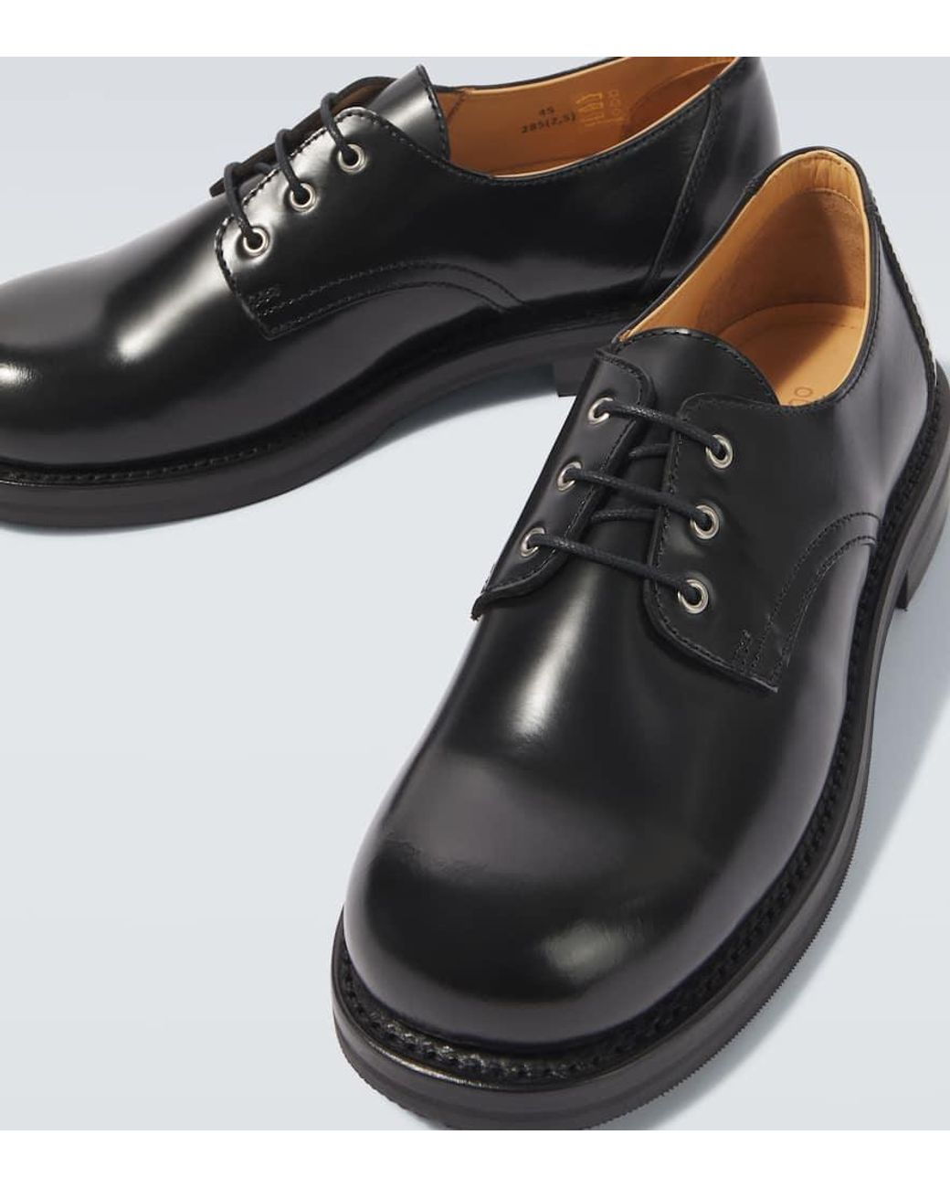 Our Legacy Reception Leather Derby Shoes in Black for Men | Lyst UK