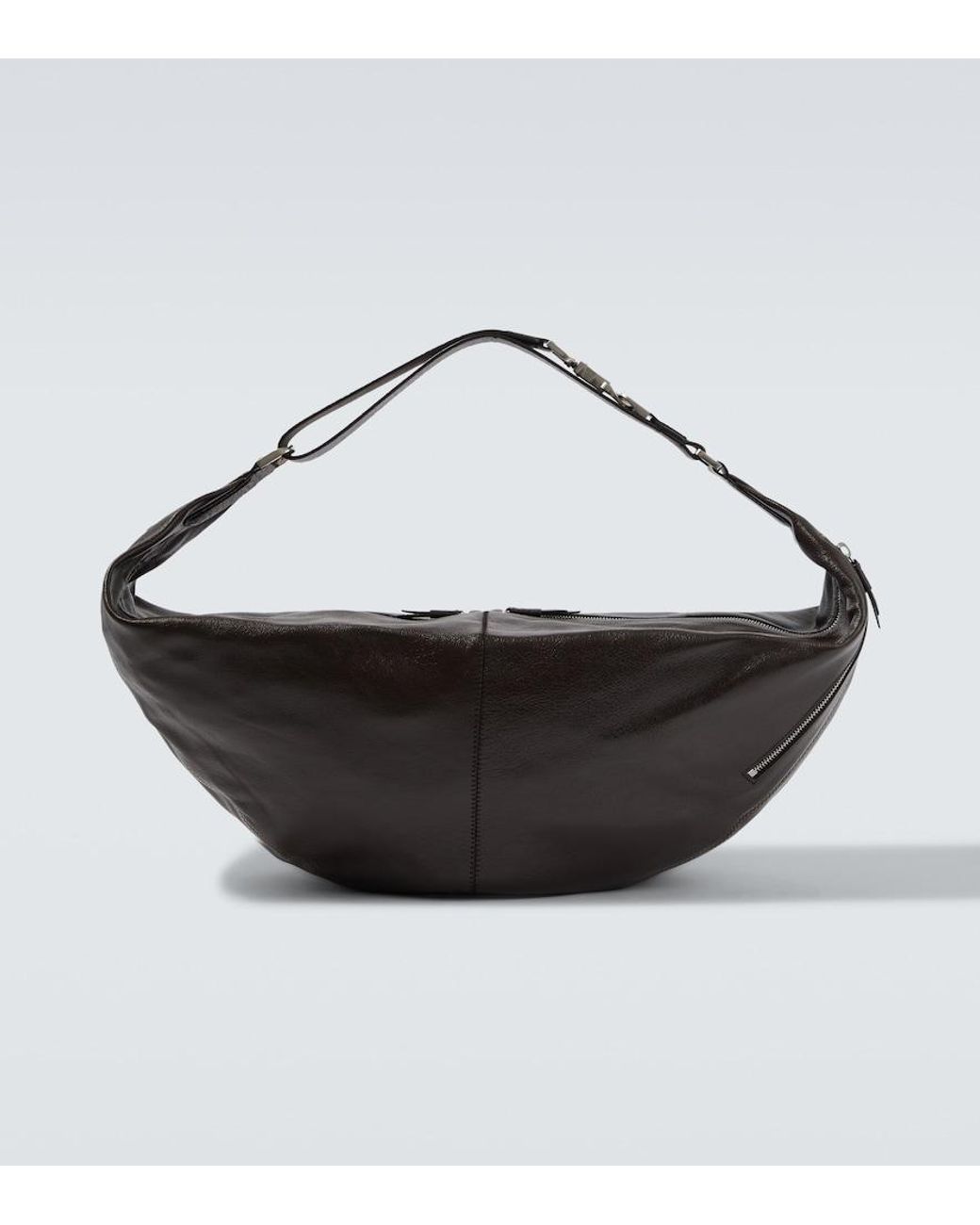 Lemaire Quiver Clip Leather Shoulder Bag in Black for Men | Lyst