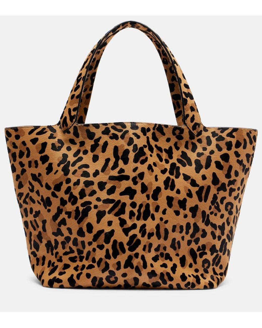 Alaïa Large Calf Hair Tote Bag in Brown | Lyst