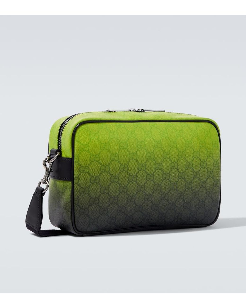 Gucci Gg Ombre Canvas Crossbody Bag in Green for Men | Lyst