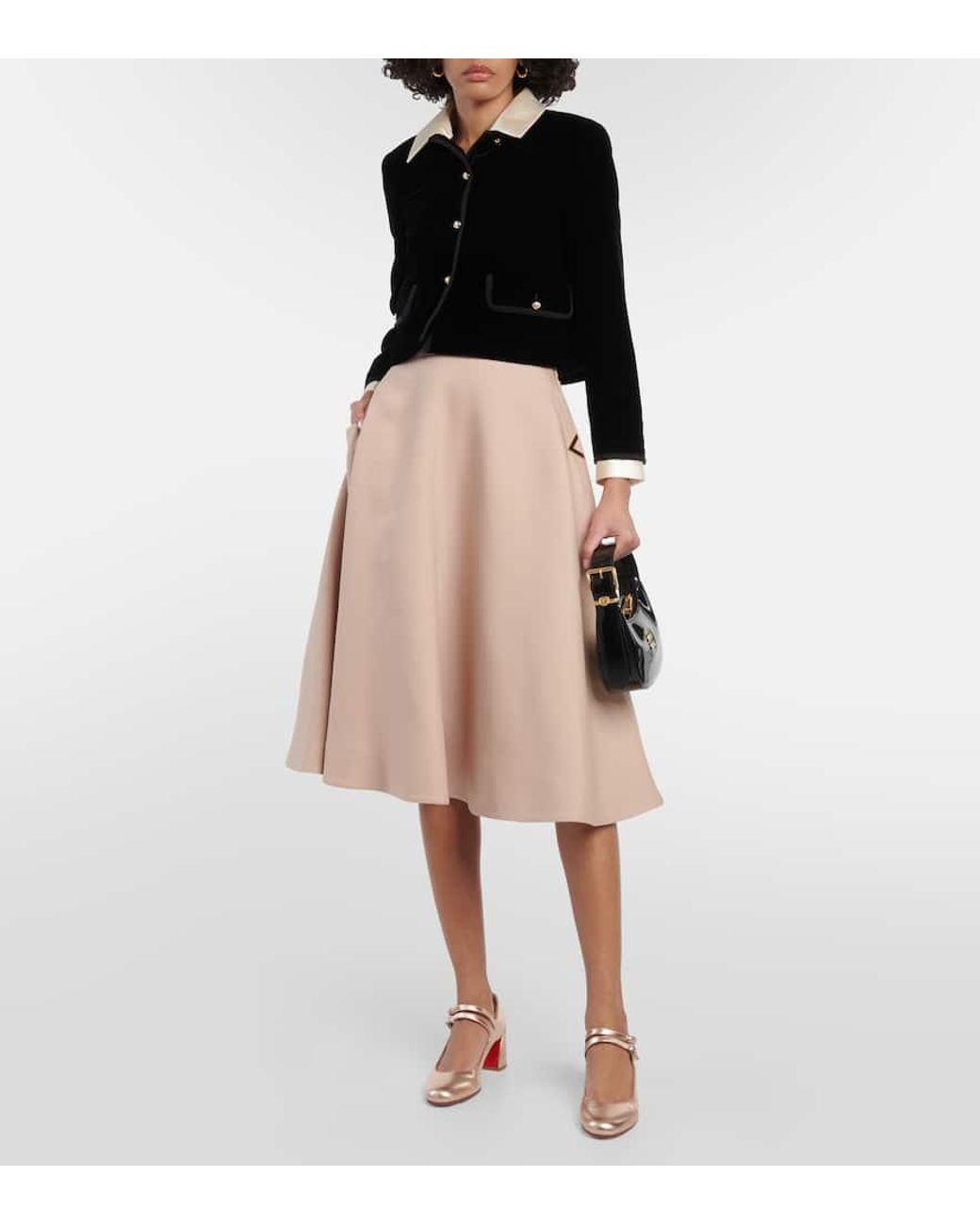 Christian Louboutin 55Mm Miss Jane Laminated Leather Pumps in Pink | Lyst