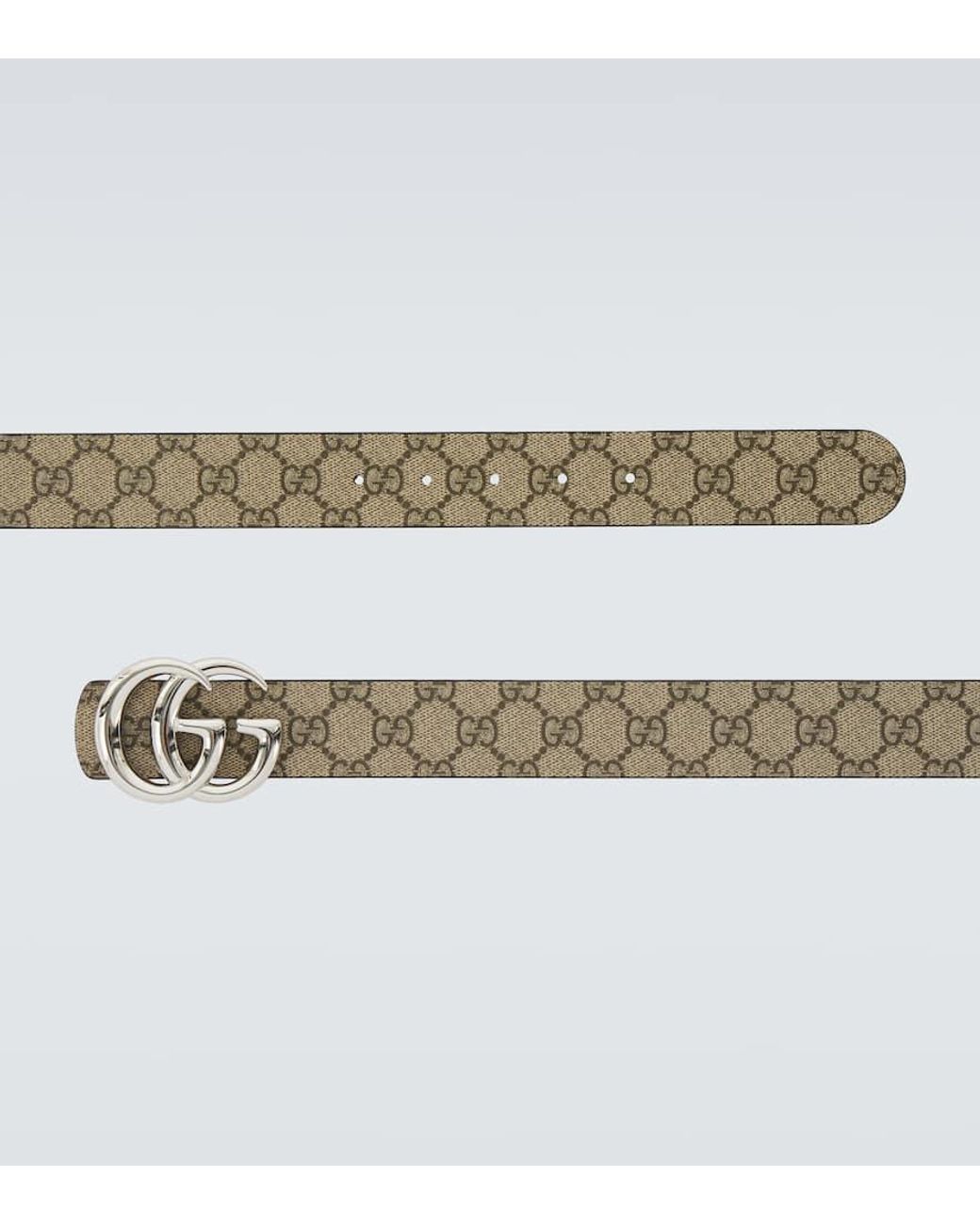 Gucci Gg Belt in Metallic for Men | Lyst