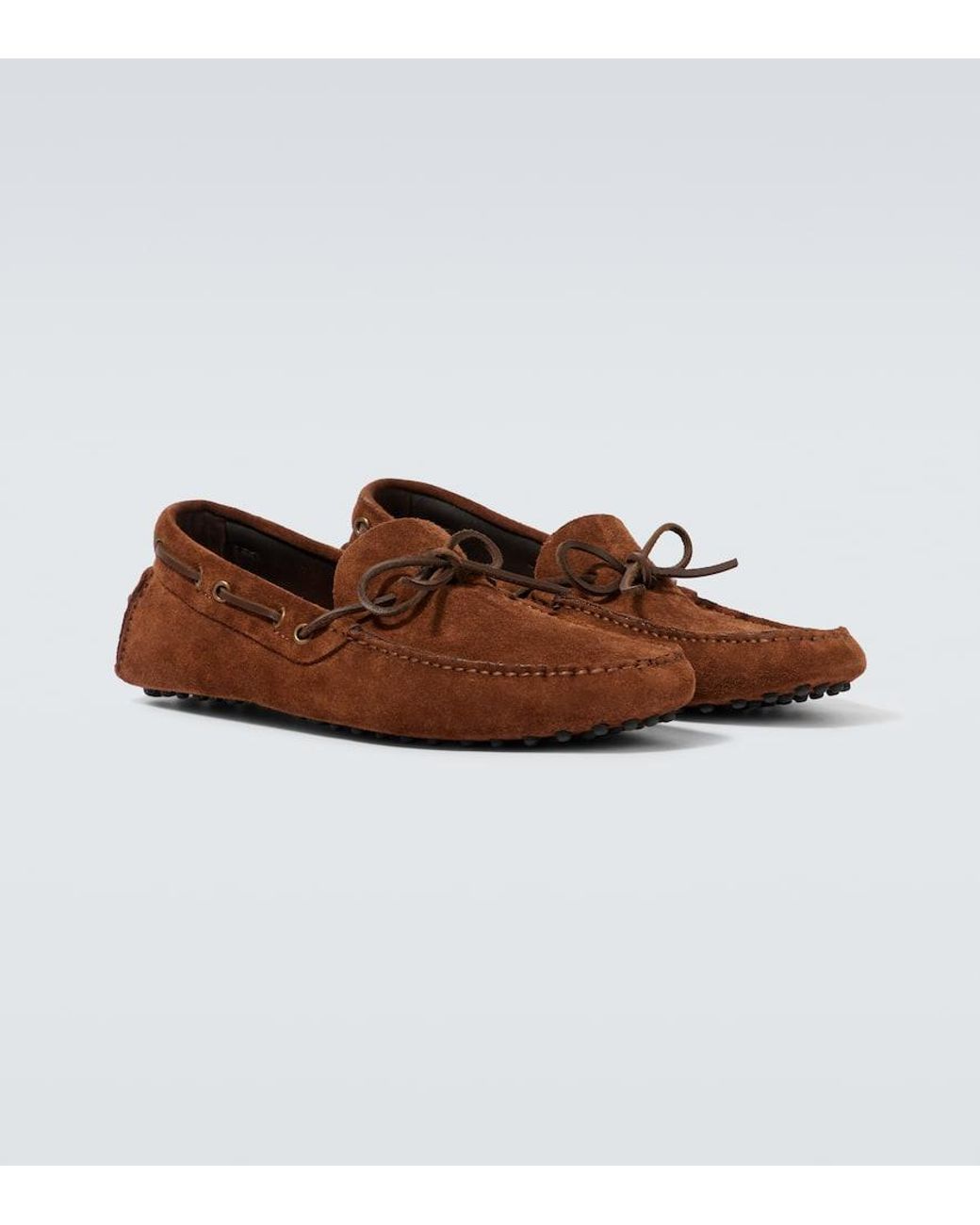 Tom Ford Rod Suede Driving Shoes in Brown for Men | Lyst