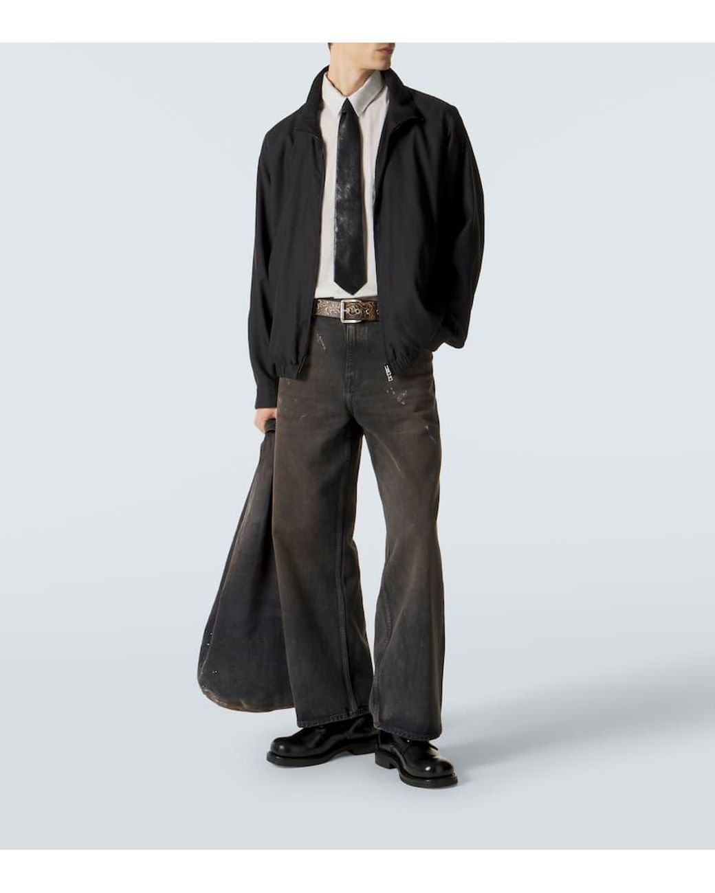 Our Legacy Reception Leather Derby Shoes in Black for Men | Lyst UK