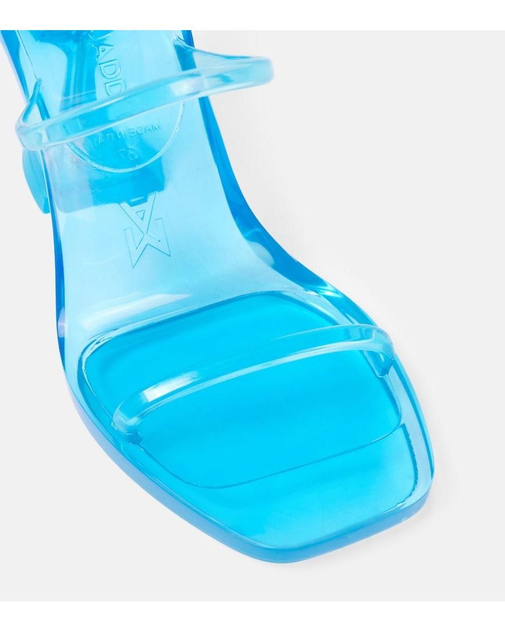 AMINA MUADDI Brito 95 Pvc Sandals in Blue | Lyst